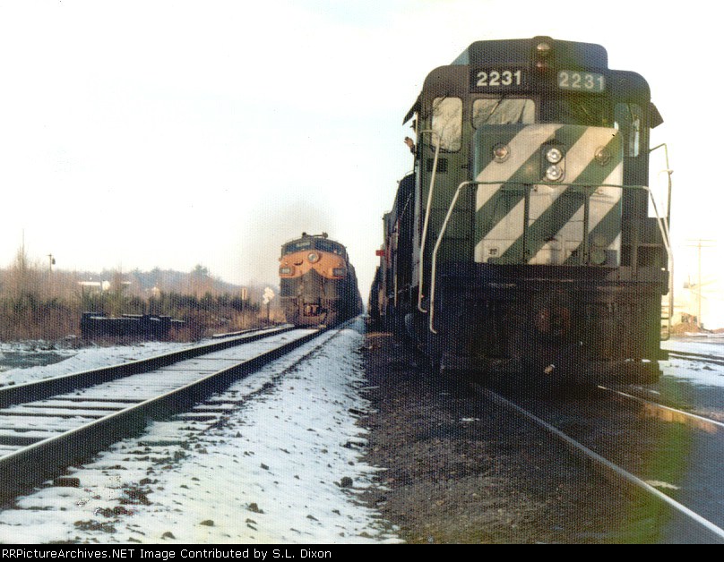 BN 2231 waits for 133